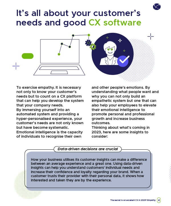 The secret to an excellent CX in 2023? Empathy The secret to an excellent CX in 2023? Empathy